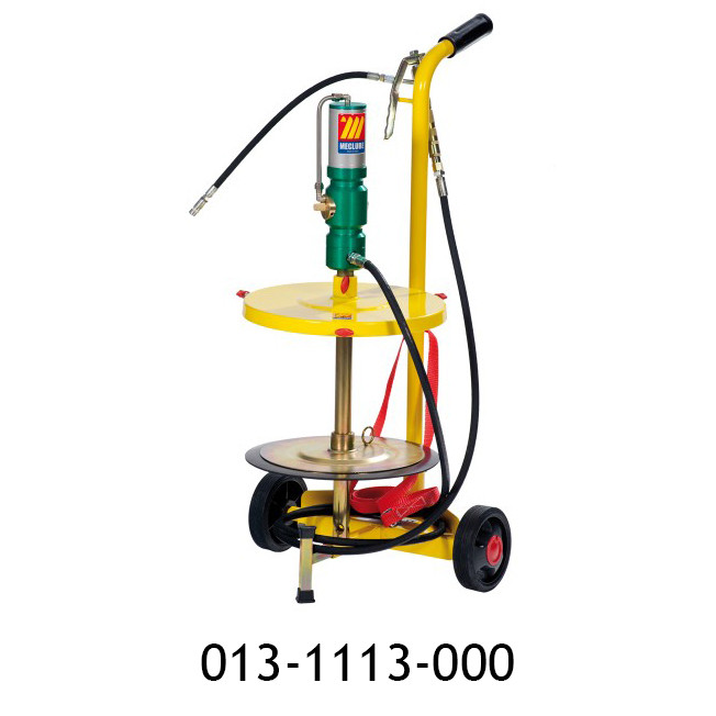 Meclube pneumatische vetpomp op kar 18-30kg, 60:1 | Leijenaar